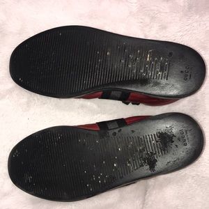 Gucci | Shoes | Mens Gucci Red Hightop Sneakers | Poshmark